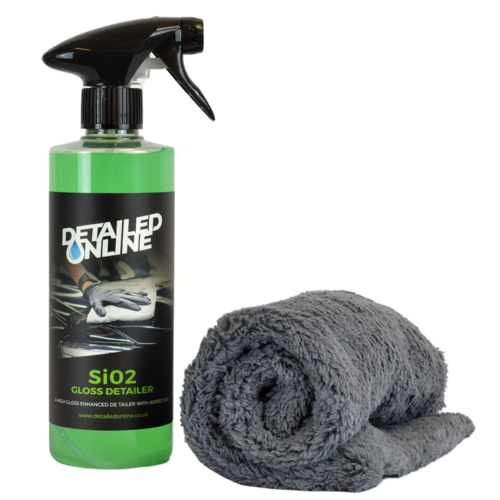 Sio2 Gloss Detailer & Cloth Bundle | Detailed Online